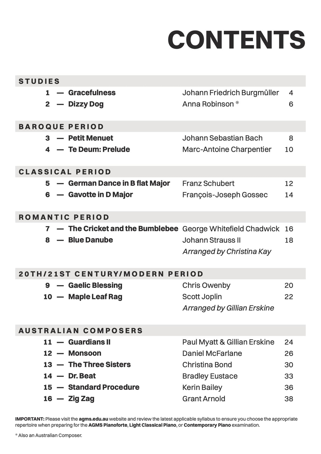 Shop | AGMS – Australian Guild of Music & Speech