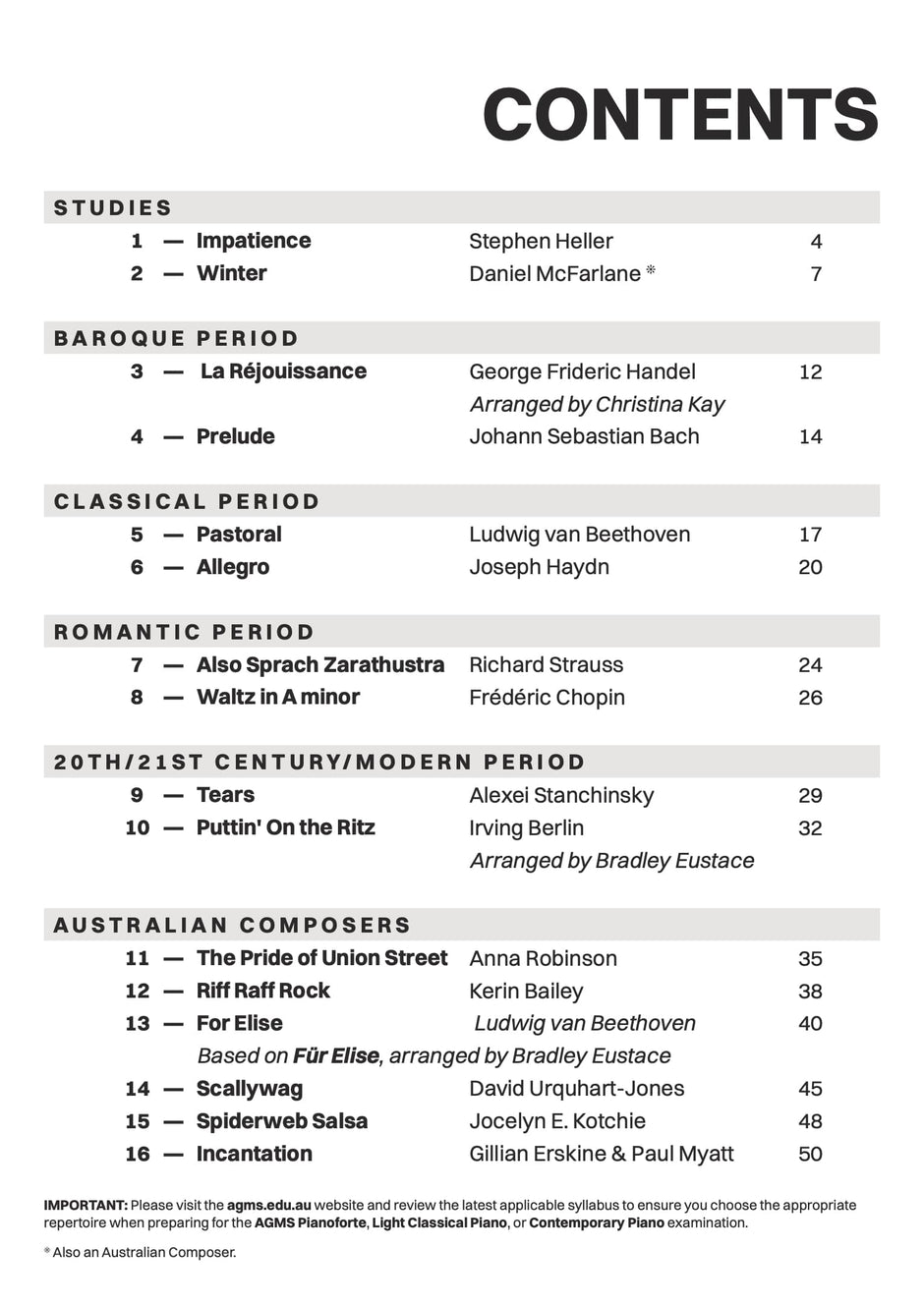 Shop | AGMS – Australian Guild of Music & Speech